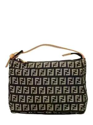 FENDI 2000-2010 Zucchino Canvas Handbag