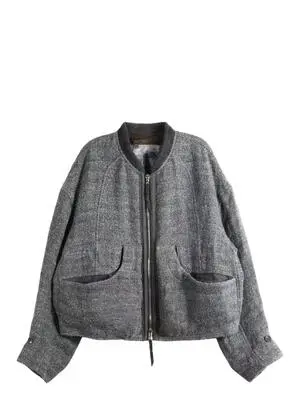 ZIGGY CHEN Zip-up Bomber Jacket