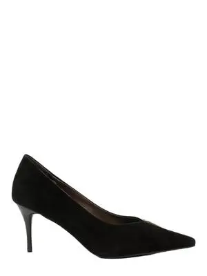 LINDA BAUMANN Pointed-toe Bar-detail Pumps