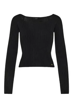 GUCCI Soft Rib Wool-cashmere Top With Tag
