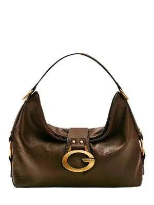 Guess Camden Medium Shoulder Bag Brown