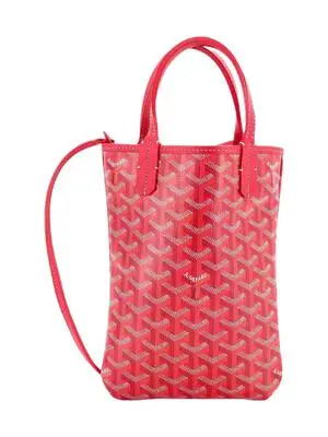 Goyard Poitiers Coated Canvas Mini Tote Bag Pink