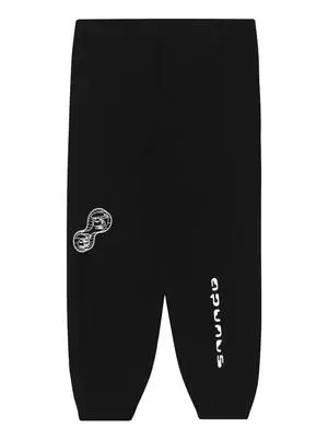 AAPE BY *A BATHING APE Printed Track Pants Black