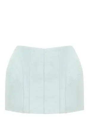 BALYKINA Padded Taffeta Mini Skirt