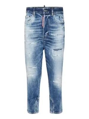 DSQUARED2 Light Scarface Wash Baby Carpenter Jeans