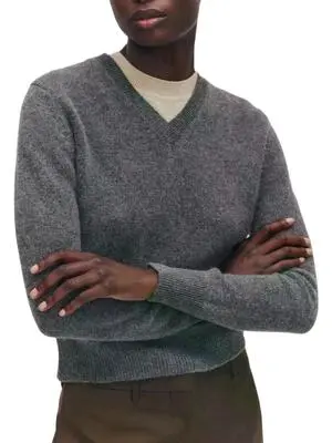 &daughter Sligo V-neck Sweater Grey