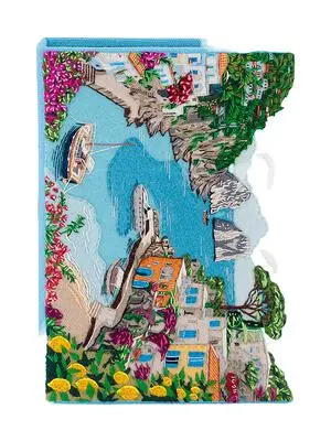 OLYMPIA LE-TAN Postcard From Capri Book Clutch