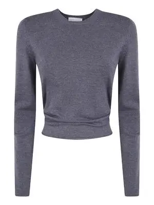 SEMICOUTURE Crew-neck Long-sleeve Sweater