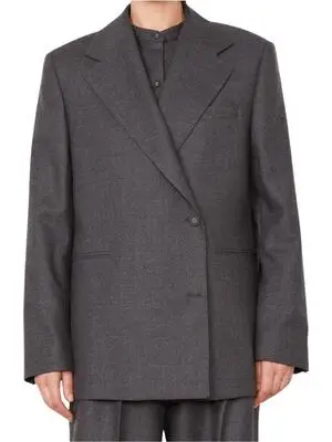OFFICINE GÉNÉRALE Double-breasted, Asymmetrical, Two-button Blazer