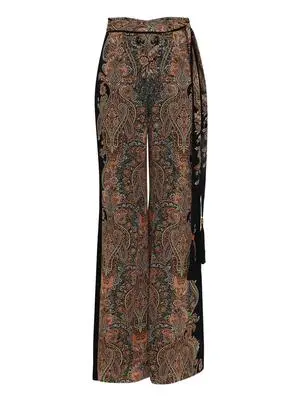 Zimmermann Clash Georgette Pant Black