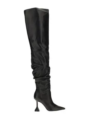 AMINA MUADDI Pointed-toe Knee-high Boots