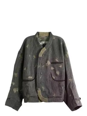 ZIGGY CHEN Patterned Button-up Jacket