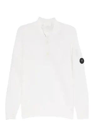 C.P. COMPANY Button-placket Lens-detail Polo Shirt