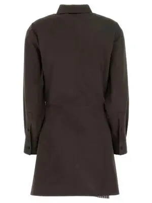 LOEWE Gabardine Wrap Mini Dress