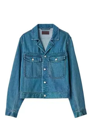 LEMAIRE Trucker Jacket In Indigo Selvedge Denim