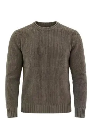 04651 / A TRIP IN A BAG Ribbed-knit Crew-neck Sweater
