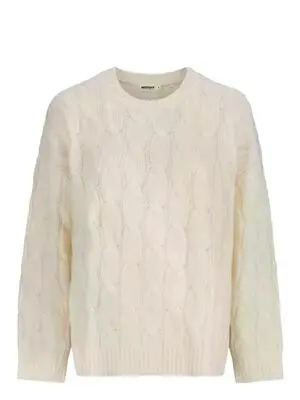 NOTSHY Patzi Cable-knit Sweater Neutrals