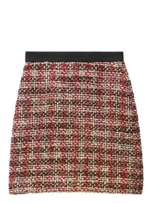VERSACE Tweed Mini Skirt