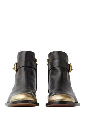 VERSACE Primo-leather Ankle Boots