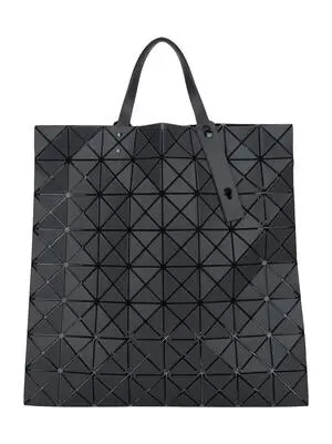 Issey Miyake Lucent Pvc Tote Bag With Adjustable Double Handles Charcoal