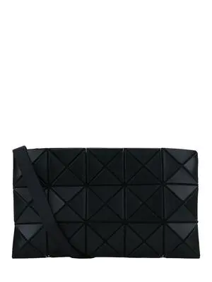 Issey Miyake Lucent Pvc Crossbody Bag With Zip Closure Black