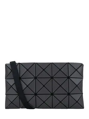 Issey Miyake Lucent Pvc Crossbody Bag With Zip Closure Grey