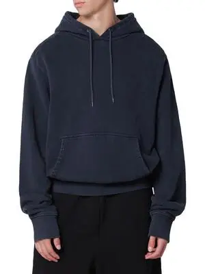 ENTIRE STUDIOS Oversized Cotton Hoodie With Kangaroo Pocket Grey