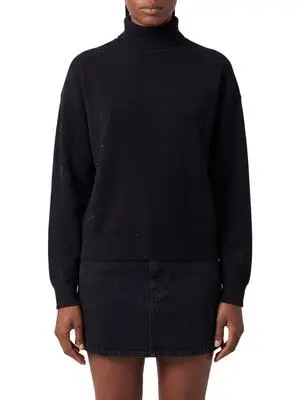 ZADIG&VOLTAIRE 100% Cashmere Dropped-shoulder Turtleneck Jumper