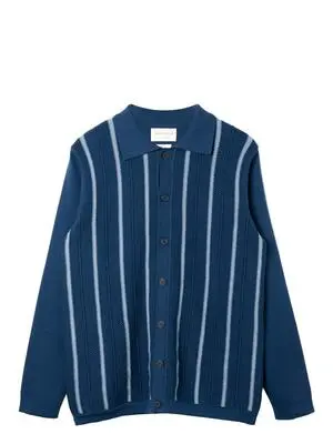 FAR AFIELD Zigger Herringbone Knit Shirt