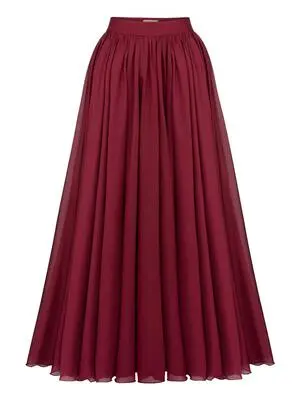 ELSAVA Aura Skirt Burgundy