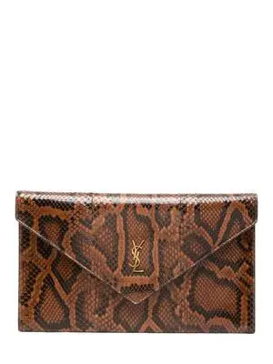 SAINT LAURENT Logo Clutch