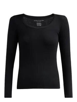 MAJESTIC FILATURES Soft Touch Scoopneck Sweater