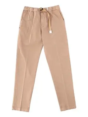 WHITE SAND White Sand Men's 97% Cotton Stretch Trousers Multicolour