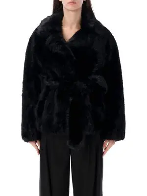 STAND STUDIO Stand Studio Women's Faux Fur Coat