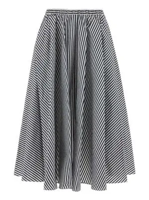 PATOU Patou Embroidered T-Shirt Skirt Mini For Women