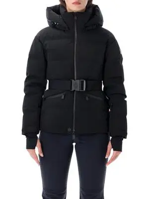 MONCLER Moncler Grenoble Women's Hooded Belted Puffer Ski Jacket