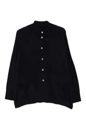 Laboratorio Capri Button-up Knit Cardigan - Blue