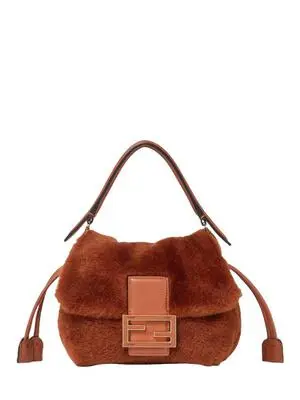 Fendi Brown Shearling Mini-bag Brown