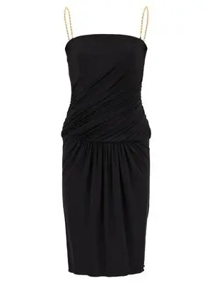 SALVATORE FERRAGAMO Tube Dress With Chain Strap Detail