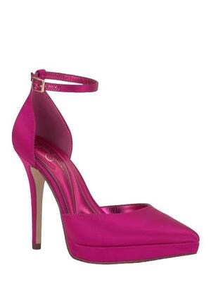 Jessica Simpson Sendia Leather D'orsay Pump Raspberry