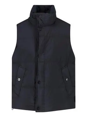 Stone Island Vest "crinkle Reps Ny" Black