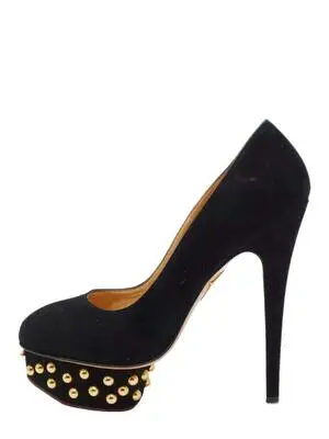 CHARLOTTE OLYMPIA Dolly Studded Platform Pumps - Black