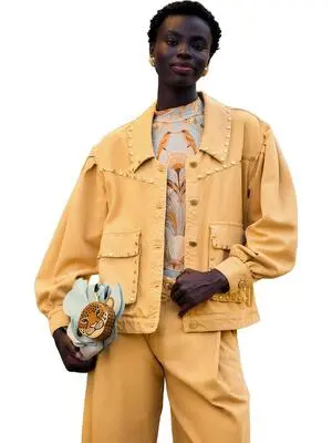 FARM RIO Criaturas Fantásticas Twill Jacket