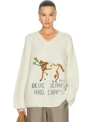 BODE Bode Show Sweater In Ivory