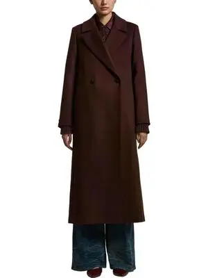 PESERICO Double-breasted Belted Coat