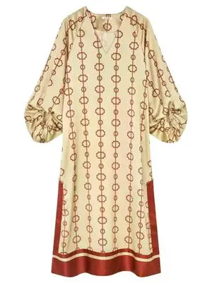 BY MALENE BIRGER Semira Parisian Scarf-print Midi Dress