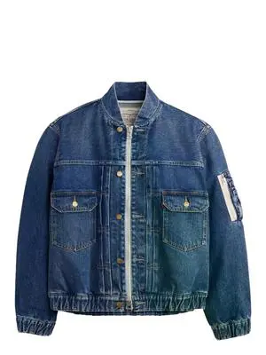 SACAI X Levi Strauss Hybrid Panelled Denim Jacket