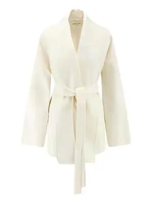R2W Belted Wide-sleeve Coat