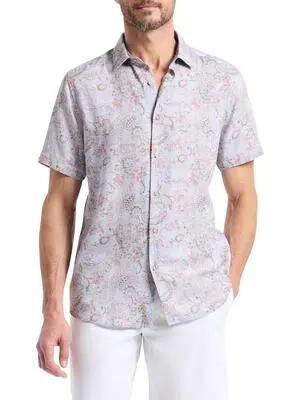 Robert Graham Windsong Floral Short-sleeve Shirt Multi