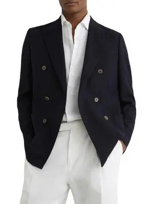 REISS Osteria Wool Double Breasted Sport Coat